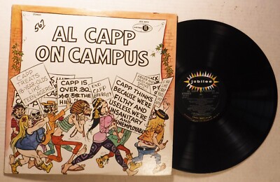 AL CAPP ON CAMPUS / 12 INCH COMEDY VINYL LP / JUBILEE JGS 2072 | eBay