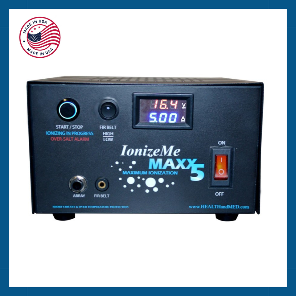 IonizeMe Maxx5 Heavy Duty Ionic Detox Foot Spa Machine Ion Cleanse ...