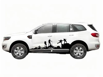 2X Vinyl Mountain Climber Sticker For Ford Everest Car Side Door ...