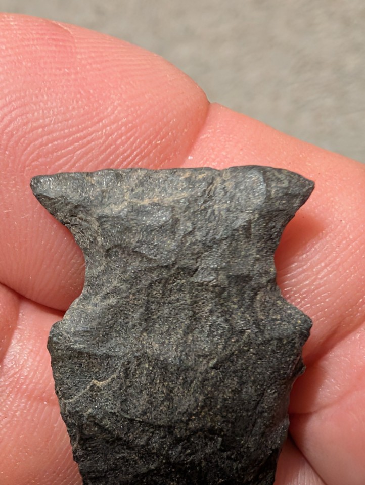 Superb Normanskill, 1 7/8", Schuylkill Co, Pa, Black Chert, Authentic ...