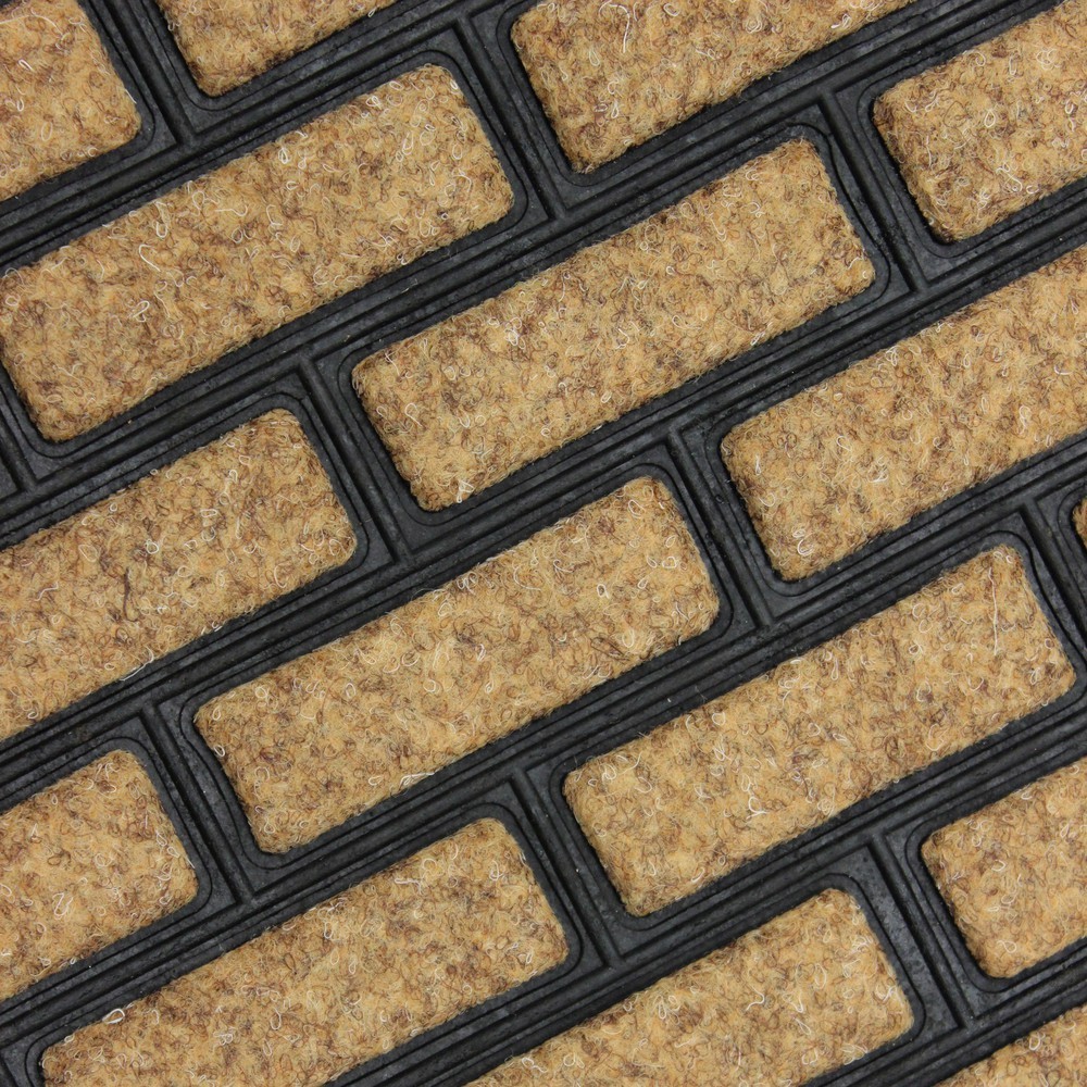 JVL Vienna Heavy Duty Rubber Backed Scraper Door Mat, 45x75cm or ...