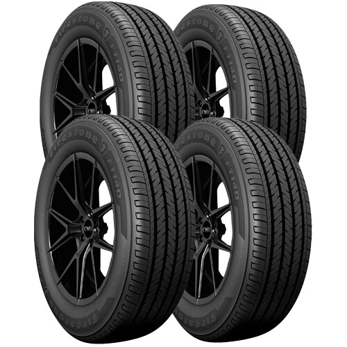 (QTY 4) P205/65R16 Firestone FT140 94H SL Black Wall Tires | eBay