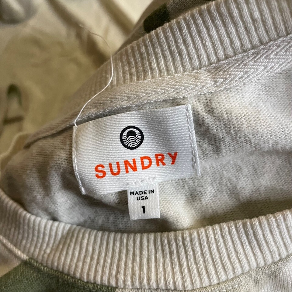 Sundry Camouflage Sweatshirt Size 1 | eBay