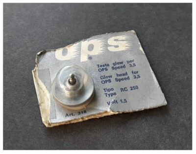 Vintage OPS Engines 318 Glow Plug for Speed 3.5 Engine Old Stock NIB 1x ...