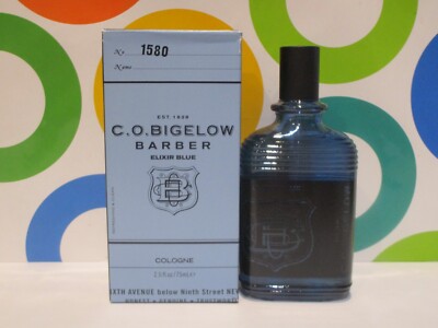 C.O. BIGELOW ~ BARBER No 1580 ELIXIR BLUE COLOGNE ~ 2.5 OZ | eBay