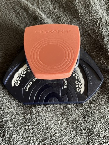 Paper Craft Punch-Fiskars Circle Punch -4 Inch/6 Inch Flower/vine Edge ...