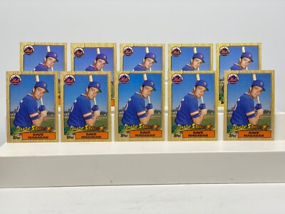 1987 Topps Baseball Dave Magadan Future Stars cards New York Mets | eBay