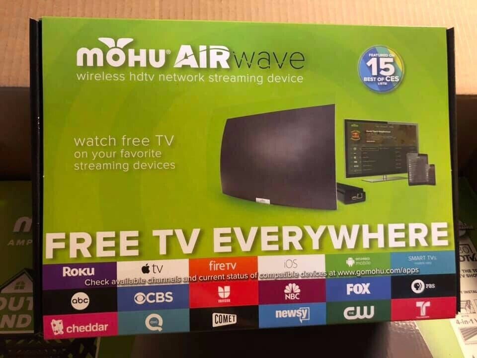 Mohu AirWave HDTV Streaming Device, Premium Edition, Free TV, OTA ...