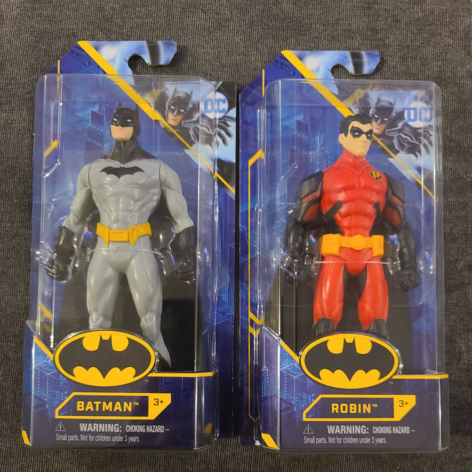 Batman & Robin 6 Inch DC Spin Master Action Figures Set of 2 BRAND for ...