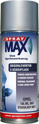 SprayMax Originalfarbton Lackspray für Opel 138 starsilber met. 687202 ...