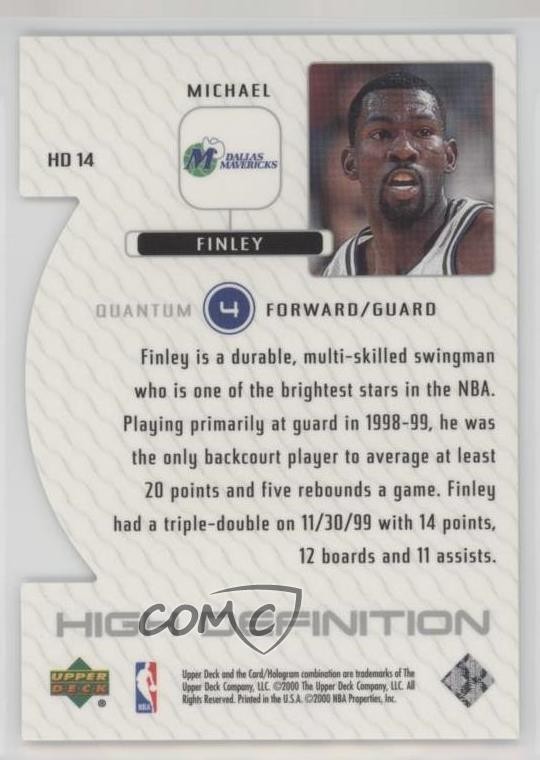 1999-00 Upper Deck High Definition Level 1 /100 Michael Finley #HD14 | eBay