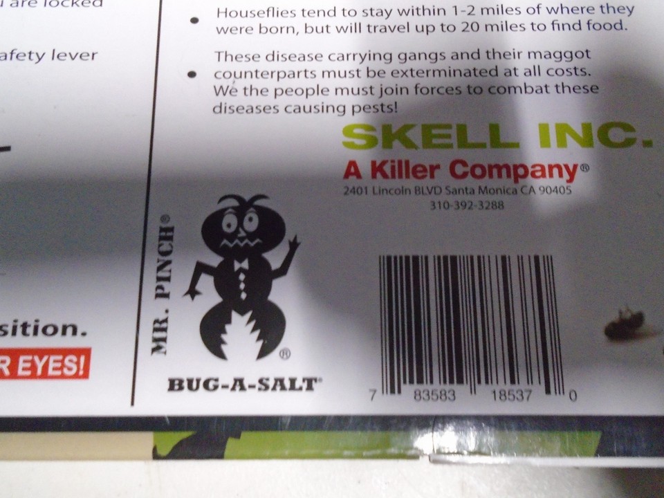 Bug-A-Salt Fly Swatter Camo-Fly Gun | eBay