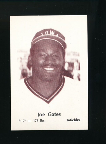 1980 Iowa Oaks team issue Joe Gates xrc rookie very rare | eBay