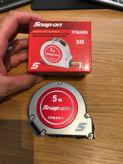 Snap on Aluminium Tape Measure 5m TPMAM5 for sale online | eBay
