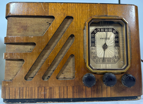 Vintage 1938 Philco Model 38-15 Art Deco Vacuum Tube Radio | eBay