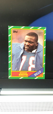 1986 Topps Bruce Smith Rookie RC #389 NM Bills (EX +) | eBay
