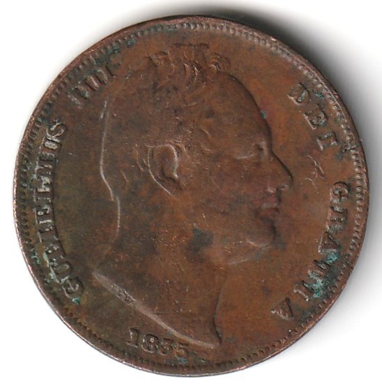 1835 Great Britain Farthing King George IV Copper Nice Grade | eBay