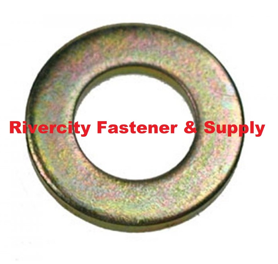 M8 Flat Washers 8mm x 16mm x 1.5mm Steel Yellow Zinc Plated washer | eBay