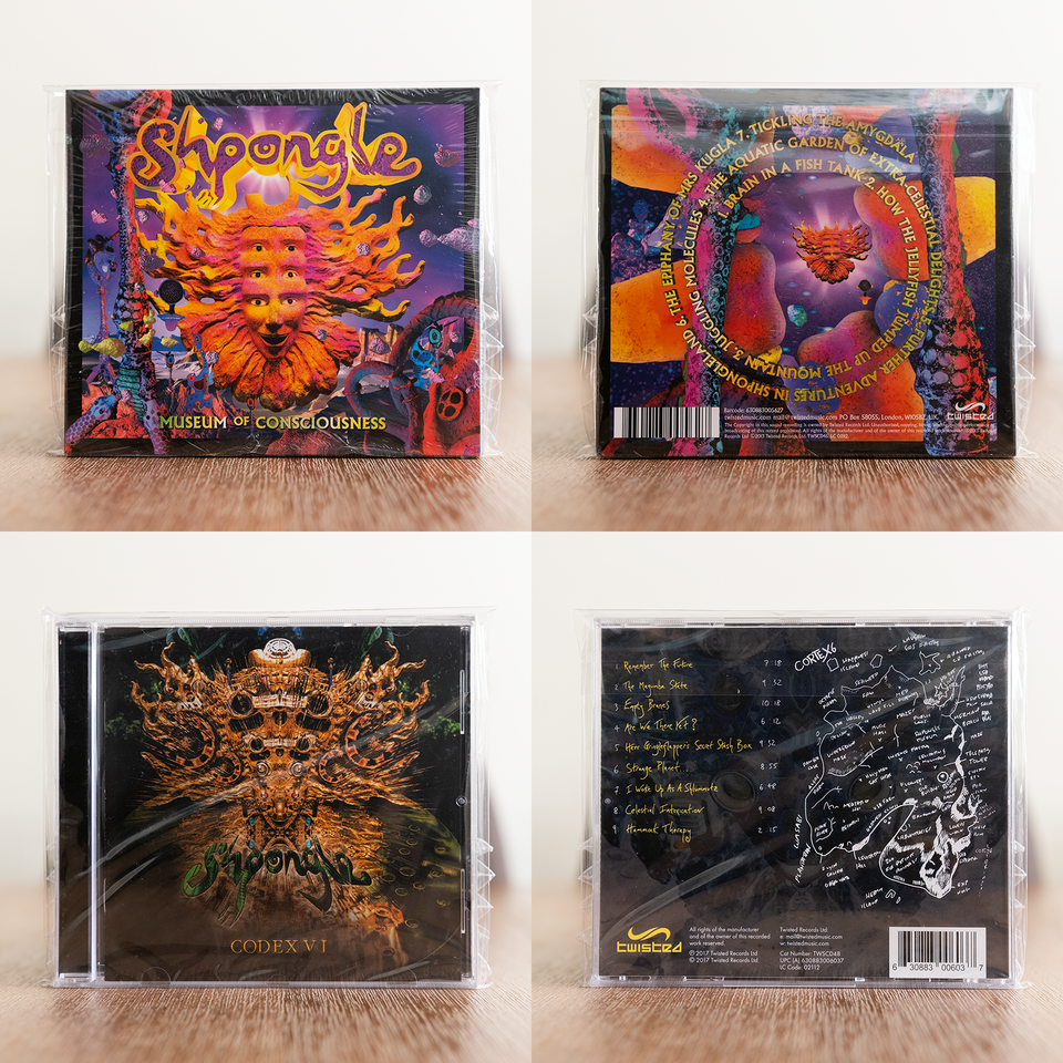 SHPONGLE 6 x CD Album Collection (Brand New, Factory Sealed) Are You ...