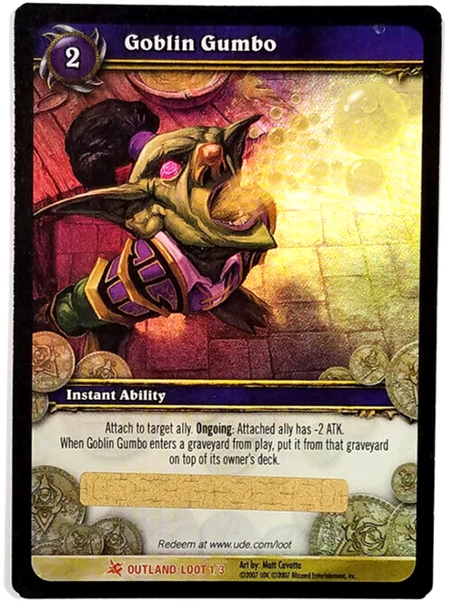 World Of Warcraft Goblin Cards