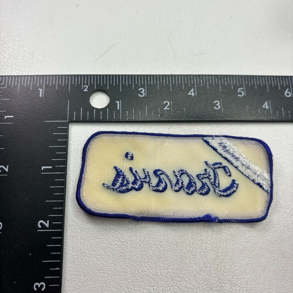 USED Retro Blue Stripe TRAVIS Name Patch (Uniform ID, Patch, Badge ...