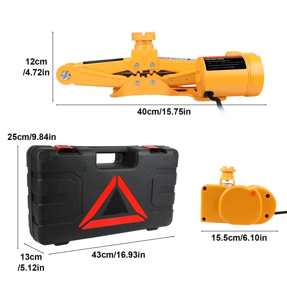 Electric Car Jack Floor Jack 3 Ton Electric Scissor Jack Car Repair ...