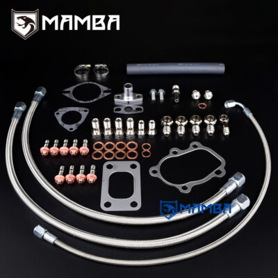 Turbo Install Kit For Nissan SR20DET Silvia S13 S14 S15 TM w/ Garrett ...