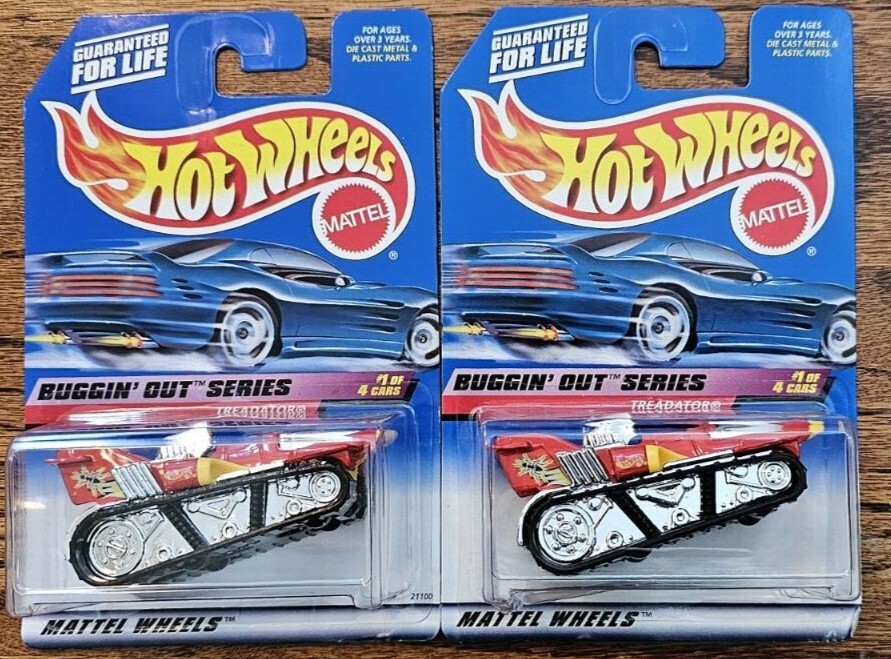 Hot Wheels Buggin' Out Series Set of 2 Treadators, Brand NEW | eBay