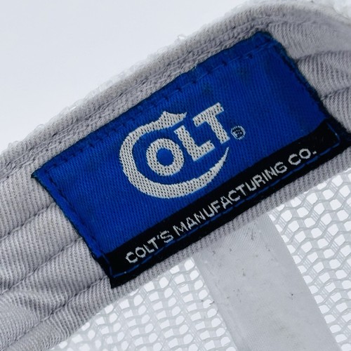 Colt Firearms Manufacturing Royal Blue Snap Back Hat White Embroidered ...