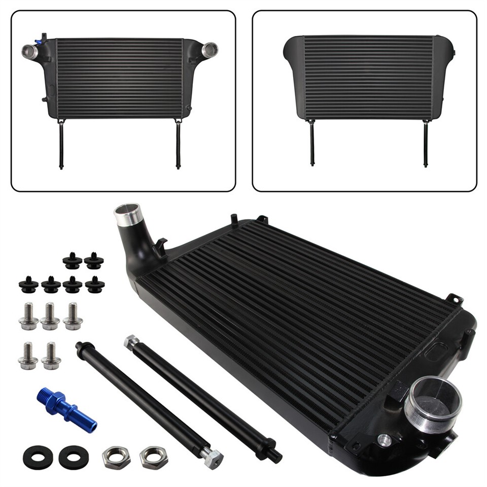 Black Performance Uprated Front Mount Intercooler For 2020-2023 Ford ...