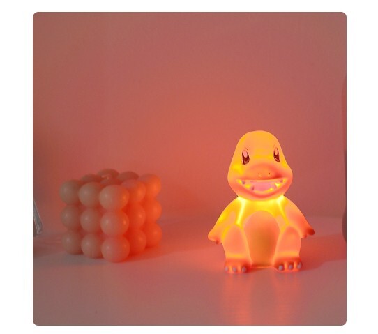 Pikachu Bedtime Light - Pokémon Children’s Bedroom Lamp, Charmander ...
