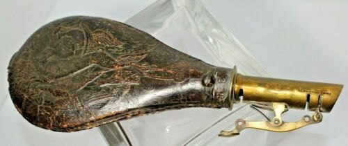 Vintage Hunting Black Powder Flask for sale - eBay