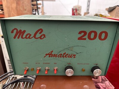 MaCo 200 Amateur Linear Amplifier - PARTS | eBay