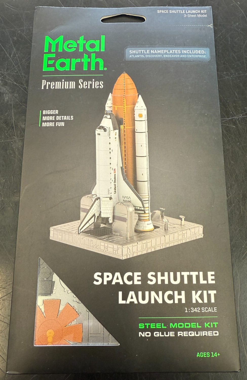 Fascinations Metal Earth Space Shuttle Launch Kit 3D Steel Model Kit # ...