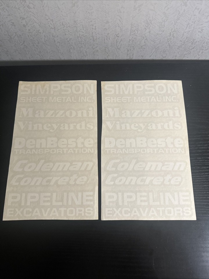 Vintage 2006 Busch Racing Contingency Decals NASCAR Racing Sponsors | eBay