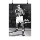 Rocky Marciano Poster World Boxing Champion Matte Sports Boxing Poster ...