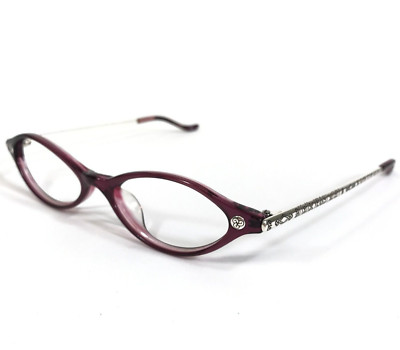 Brighton Eyeglasses Frames MARRAKESH Purple Silver Round Full Rim 45-17 ...