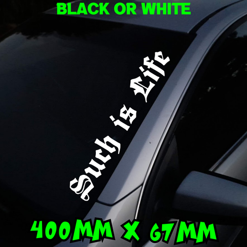 Such Is Life Sticker Australia Car Decal Window 4x4 Ned Kelly Aussie ...