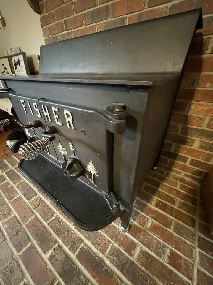 Fisher Grandpa Bear Wood Stove with Screen *Includes Wheel Kit* | eBay