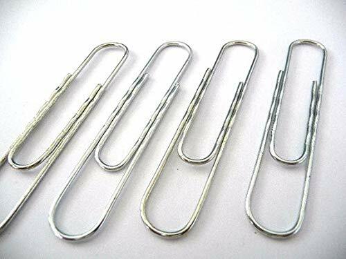 Pack of 1 to 100 Large Jumbo Giant Big Paper Clips Wavy Length 75mm ...