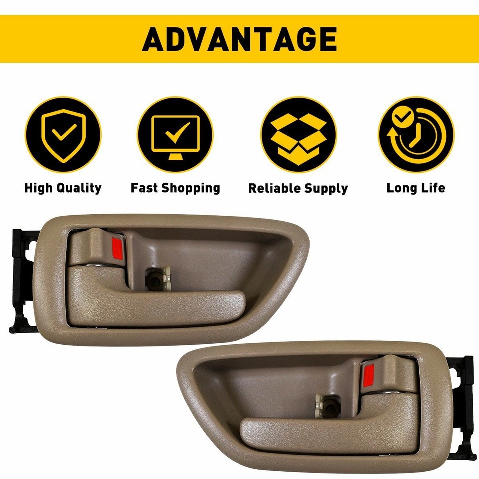 1Pair Inside Left Right & Handle Door for 01-07 Sequoia 04-06 Tundra ...