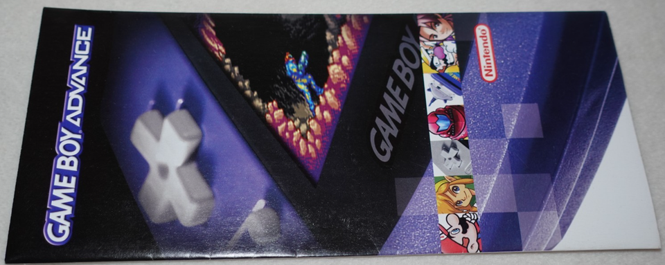 Nintendo Game Boy Advance 2002 Original Foldout Brochure | eBay