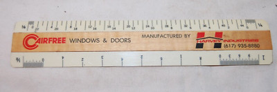 Vintage Woodrow Ad/Promo Architect Drafting 6” Scale Ruler USA HARVEY ...