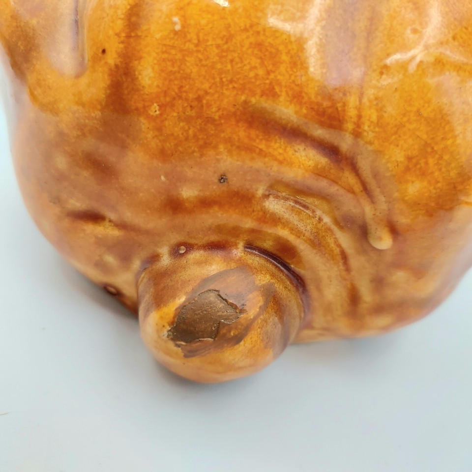 Vintage Bellini Italian Pottery Majolica Bulldog Collectible Large ...