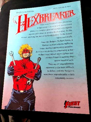 1988 First Publishing Hexbreaker A Badger Graphic Novel Mike Baron SC ...