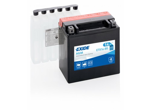 BATTERIE EXIDE AGM ETX16-BS/YTX16-BS 3664477003161 | eBay