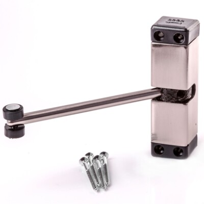 SURFACE MOUNTED DOOR CLOSER Automatic Spring Loaded Hinge Office School ...