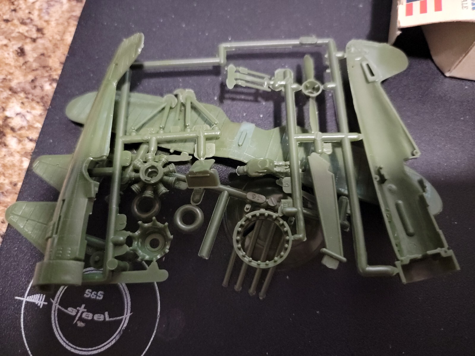 Vintage REVELL PZL P-11C Model Kit Fighter Plane 1:72 Scale 1966 Retro ...