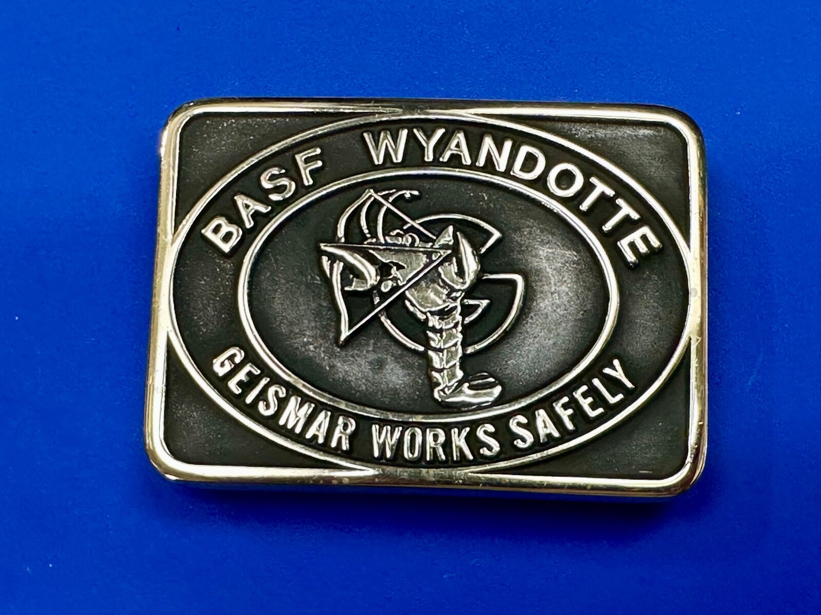 Vintage Wyandotte BASF Geismar Works Safety Vintage b… - Gem