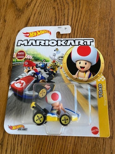 Hot Wheels Mario Kart Toad Standard Kart Die Cast car NEW | eBay